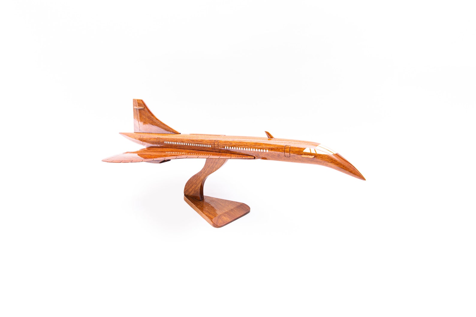 Wooden CONCORDE Airplane Model 18x12x6 - Etsy
