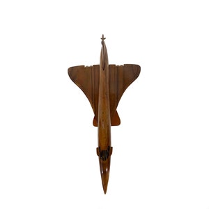 Wooden CONCORDE Airplane Model 18x12x6 - Etsy