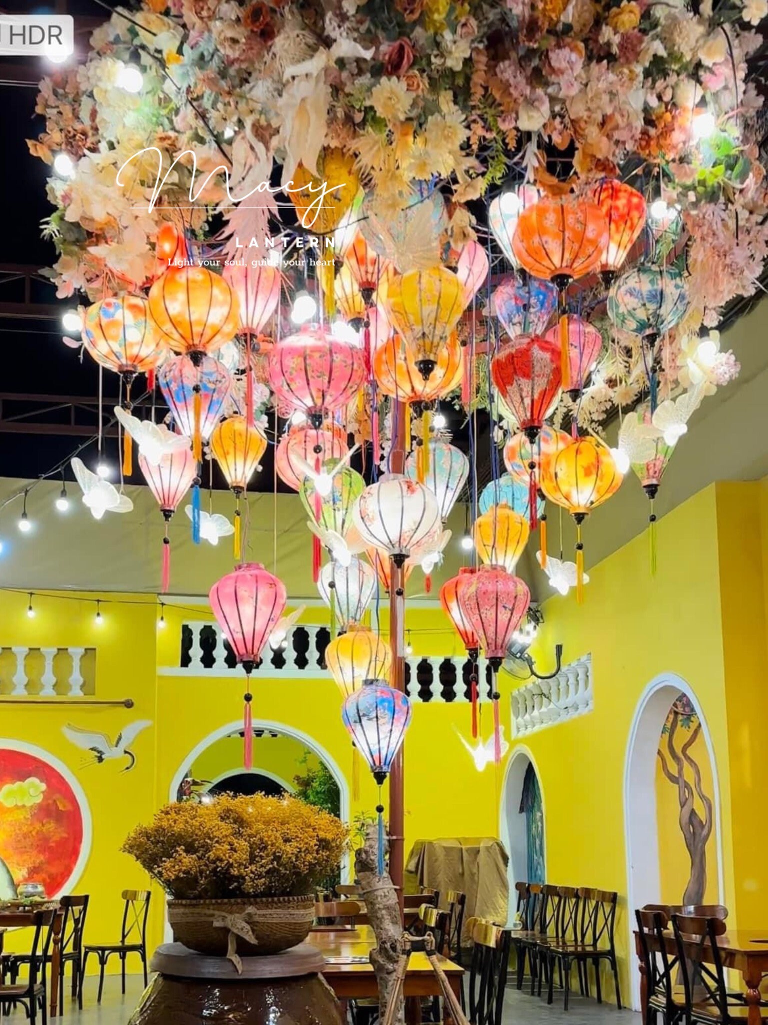 Set of 70 Colorful Fabric Lanterns: Wedding & Garden Decor (22cm) - Etsy