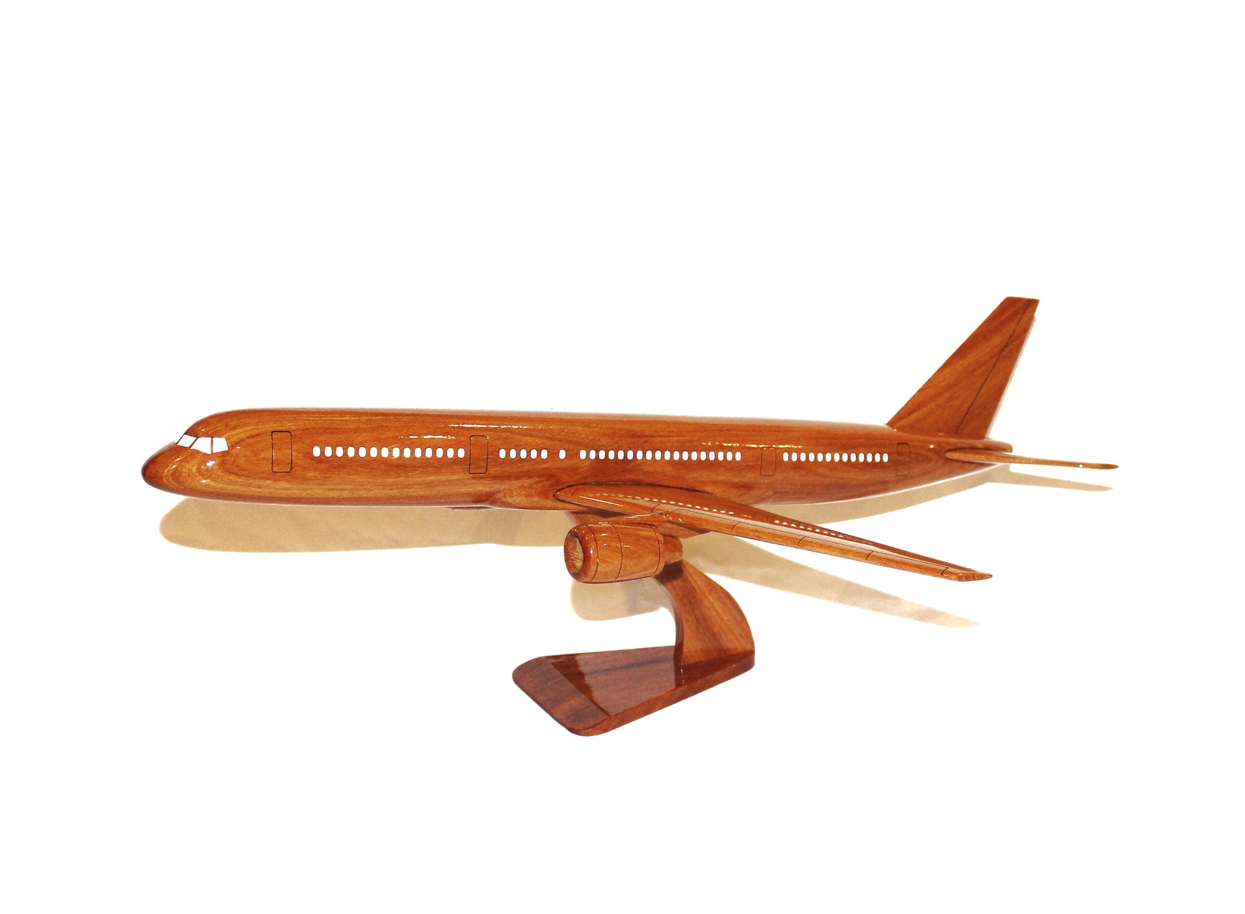 Boeing B757 airplane wooden model | Etsy