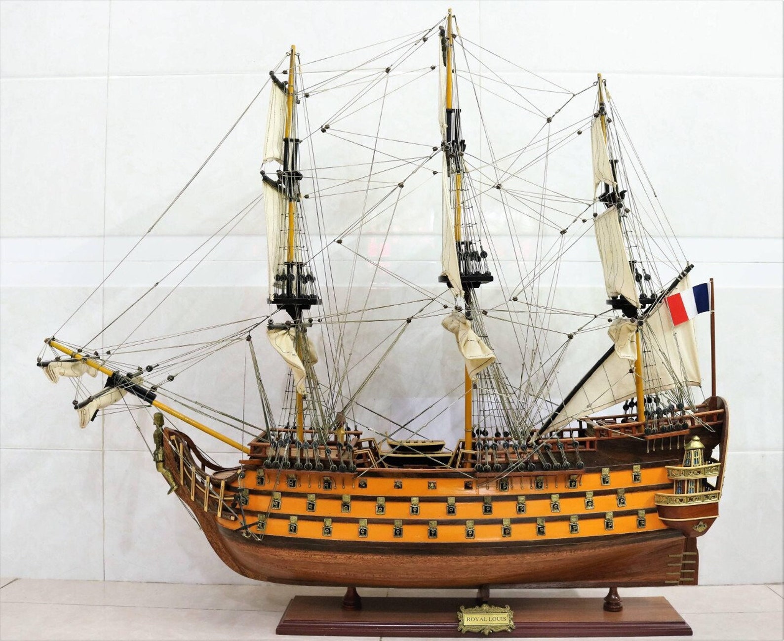 Royal Louis French Ship Royal Louise Wooden Model Ship - Etsy