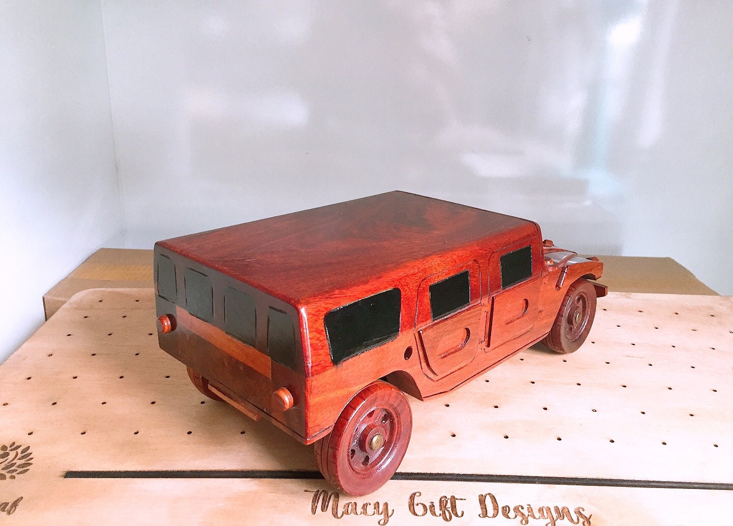 HUMMER H3 Model Wooden Handmade SUV Model 16 | Etsy