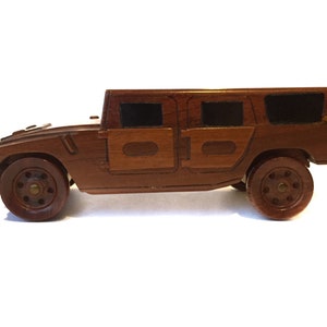 HUMMER H3 Model Wooden Handmade SUV Model 16 | Etsy