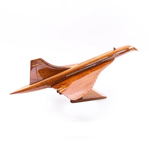 Wooden CONCORDE Airplane Model 18x12x6 - Etsy