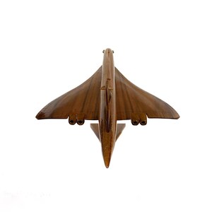 Wooden CONCORDE Airplane Model 18x12x6 - Etsy