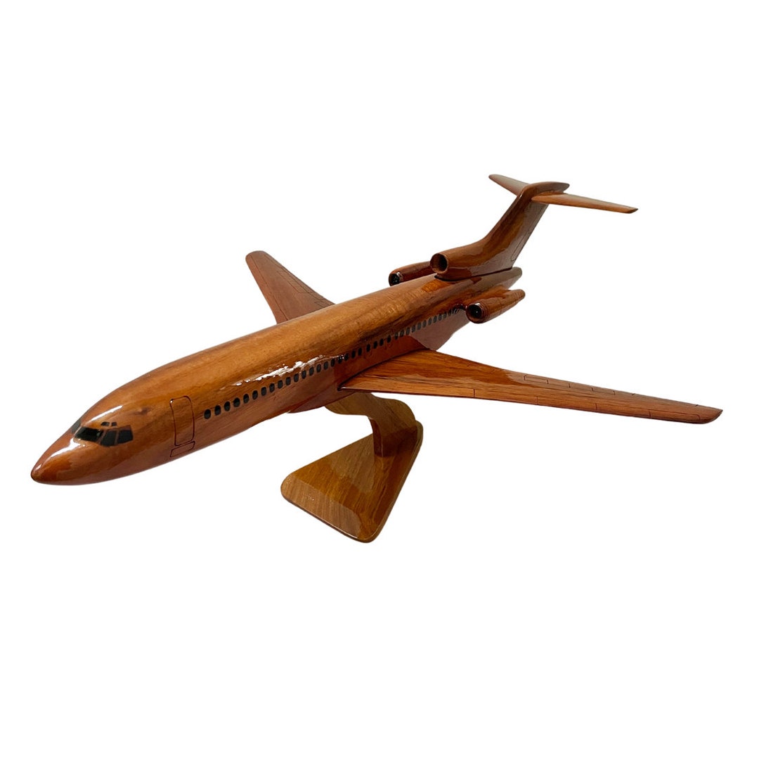 Boeing B727 16x16x7 Wooden Handmade Airplane Gift for Pilot Gift for ...