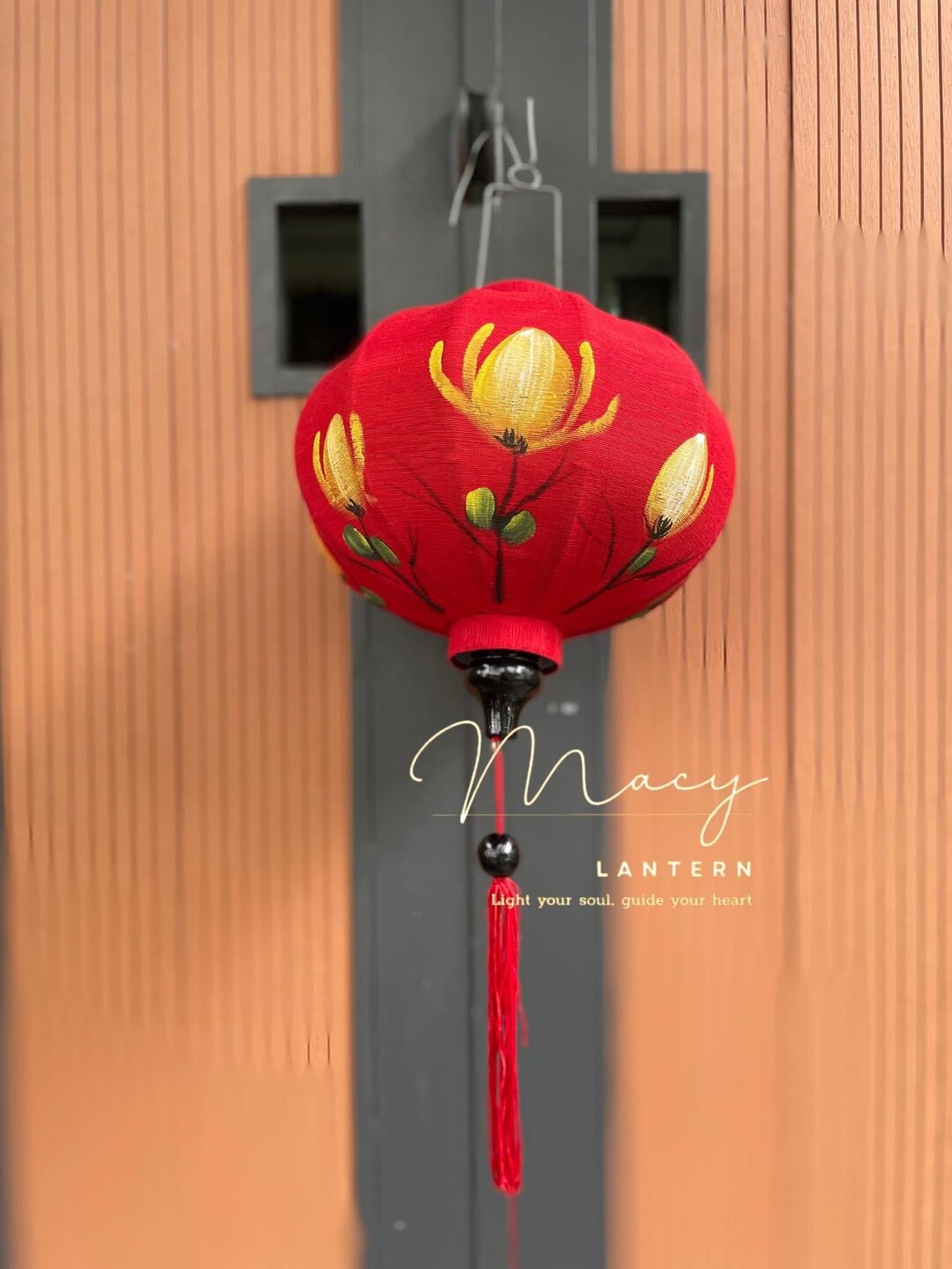 Hand-painted Tulip Bamboo Lantern - Vietnamese Wedding & Home Decor ...