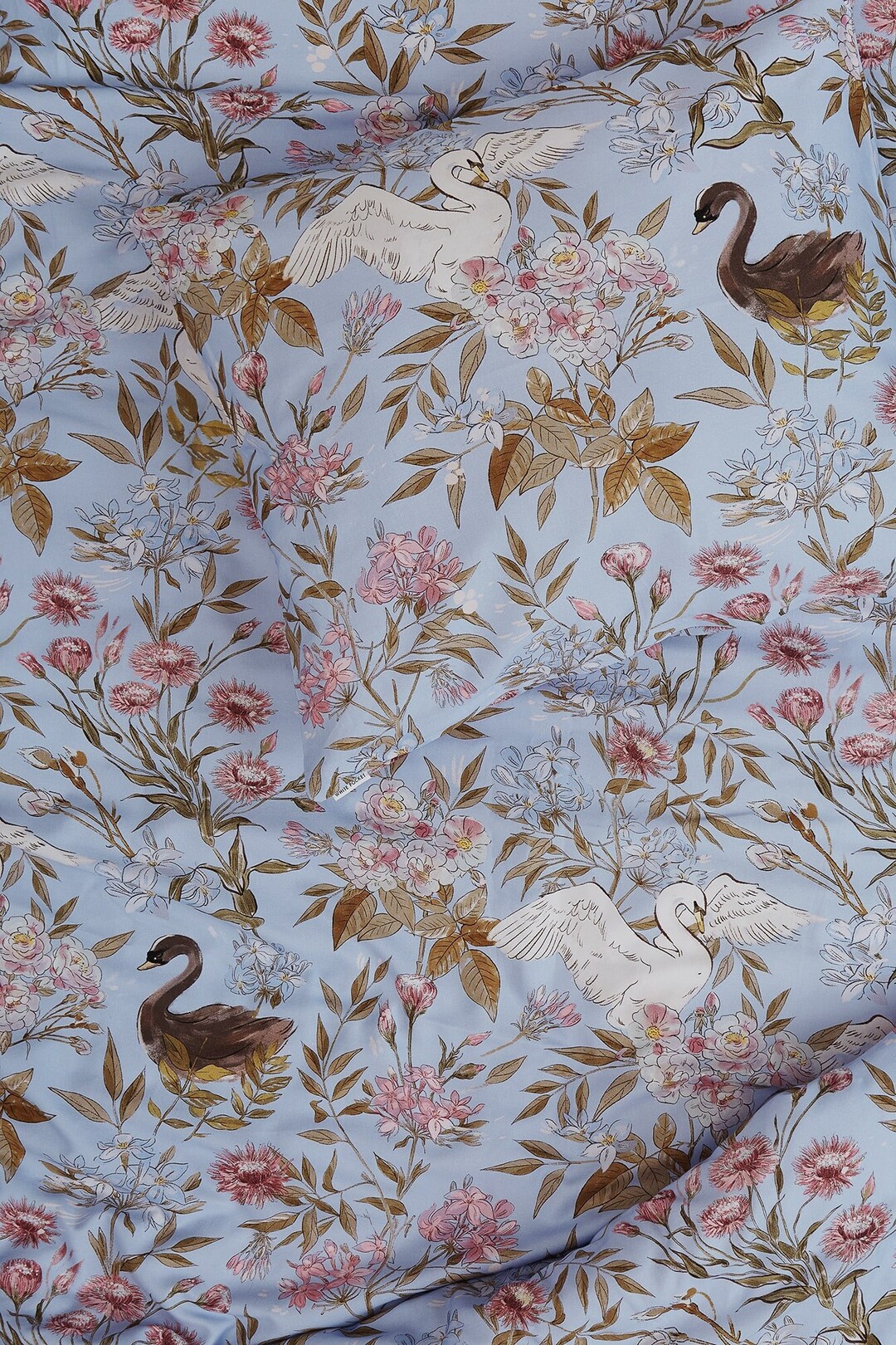 Beautiful Duvet Cover Swan, Cotton Quilt Cover, Designer Bedding ...