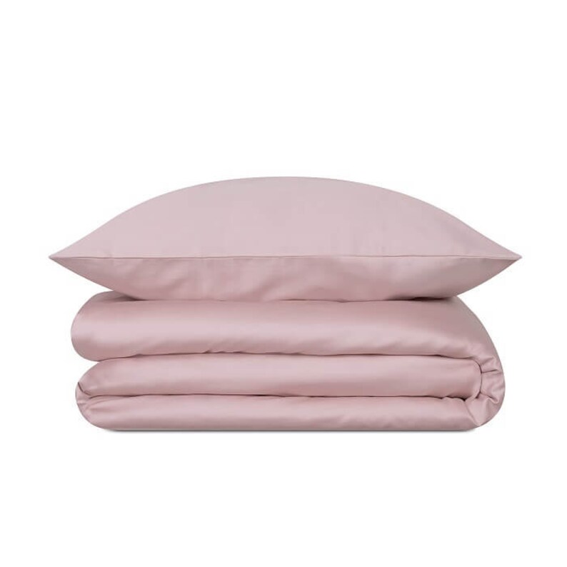 Plain Duvet Cover Dusty Pink, Quilt Cover, Pink Bedding, Cotton Cover ...