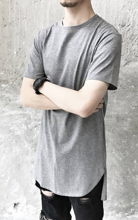 XS-6XL Men's Cotton Wide Neck Back Long Lengthen Extended | Etsy