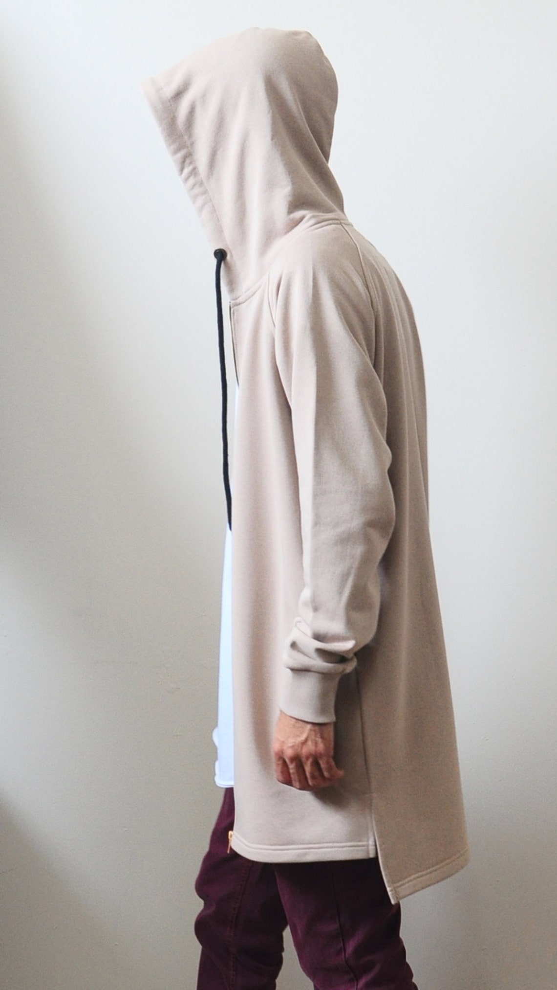 Oversized Overlong Men's Long Sleeve Essentials Back Long - Etsy