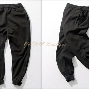 Men's Slim Fitted Bottom Zip Closure Sweatpant Jogger - Etsy
