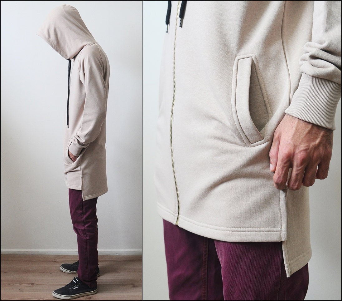 Oversized Overlong Men's Long Sleeve Essentials Back Long - Etsy