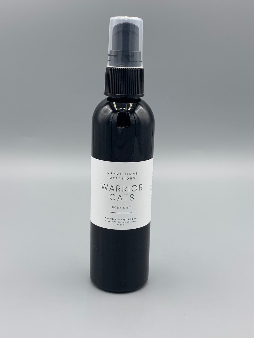 Soldier Felines Fragrance Mist | Dandy Lions Creations | Body Mist ...