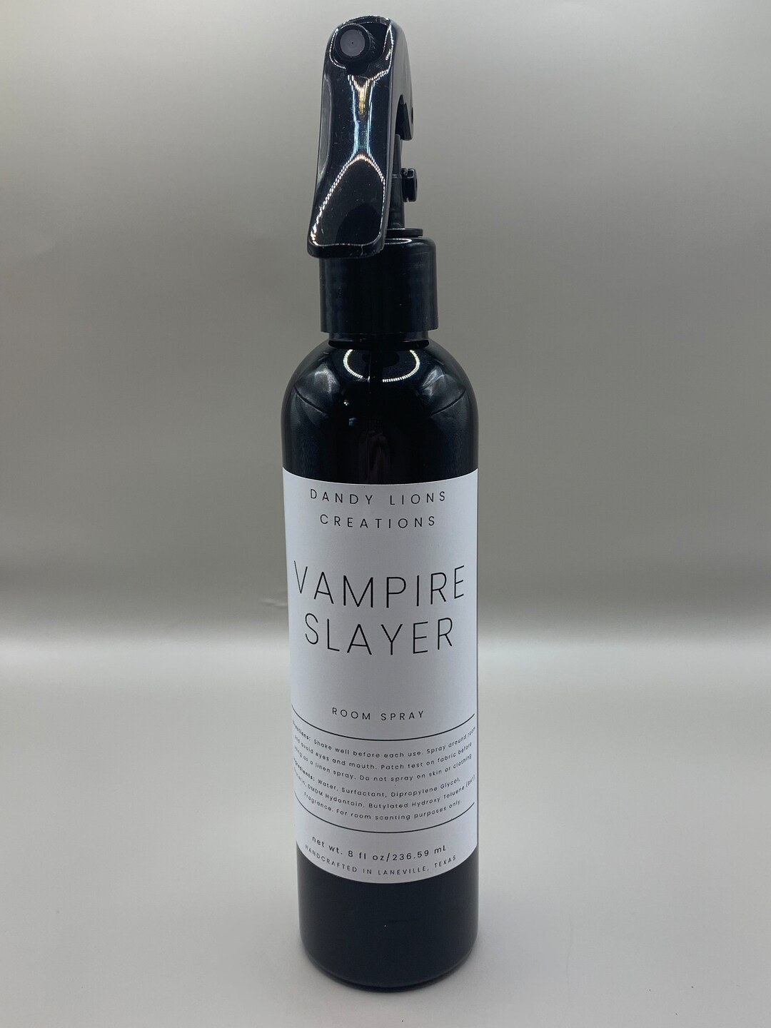 Vampire Slayer Room Spray | Dandy Lions Creations | Linen Spray ...