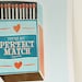 Perfect Match A4 Art Print: Anniversary, Wedding Gift (recycled Paper ...