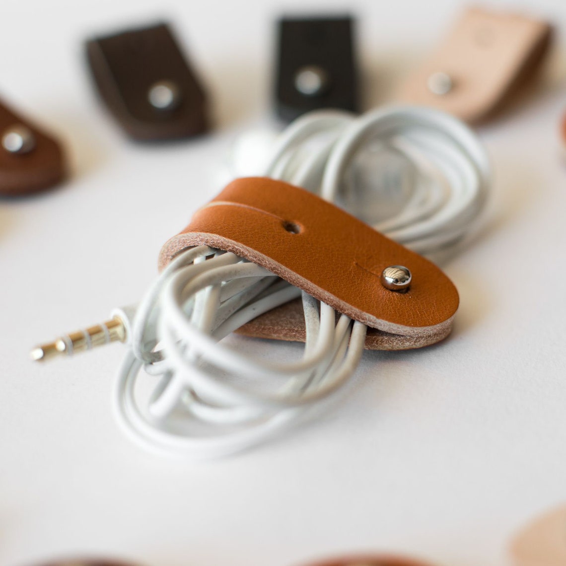 Leather Cable Organizer Cord Organizer Wire Holder Cord - Etsy