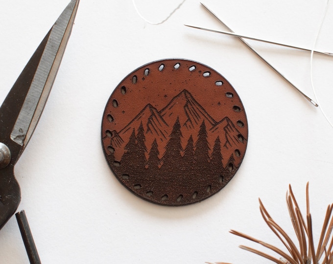 Mountain Embroidered Patch 2.5 - Etsy