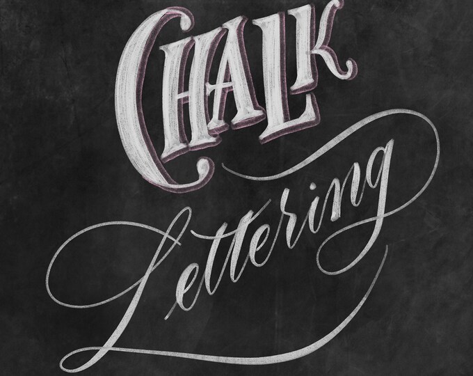 PROCREATE BRUSH SET - Chalk Lettering Edition - Etsy