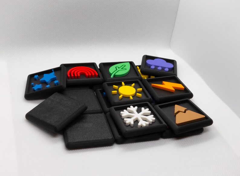 3D Printed Tactile Memory Game - Etsy