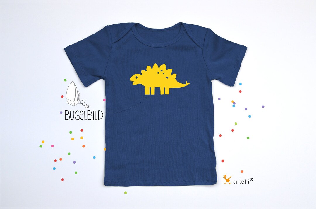 Dino Stegosaurus Ironing Picture Kikeli for Ironing on - Etsy