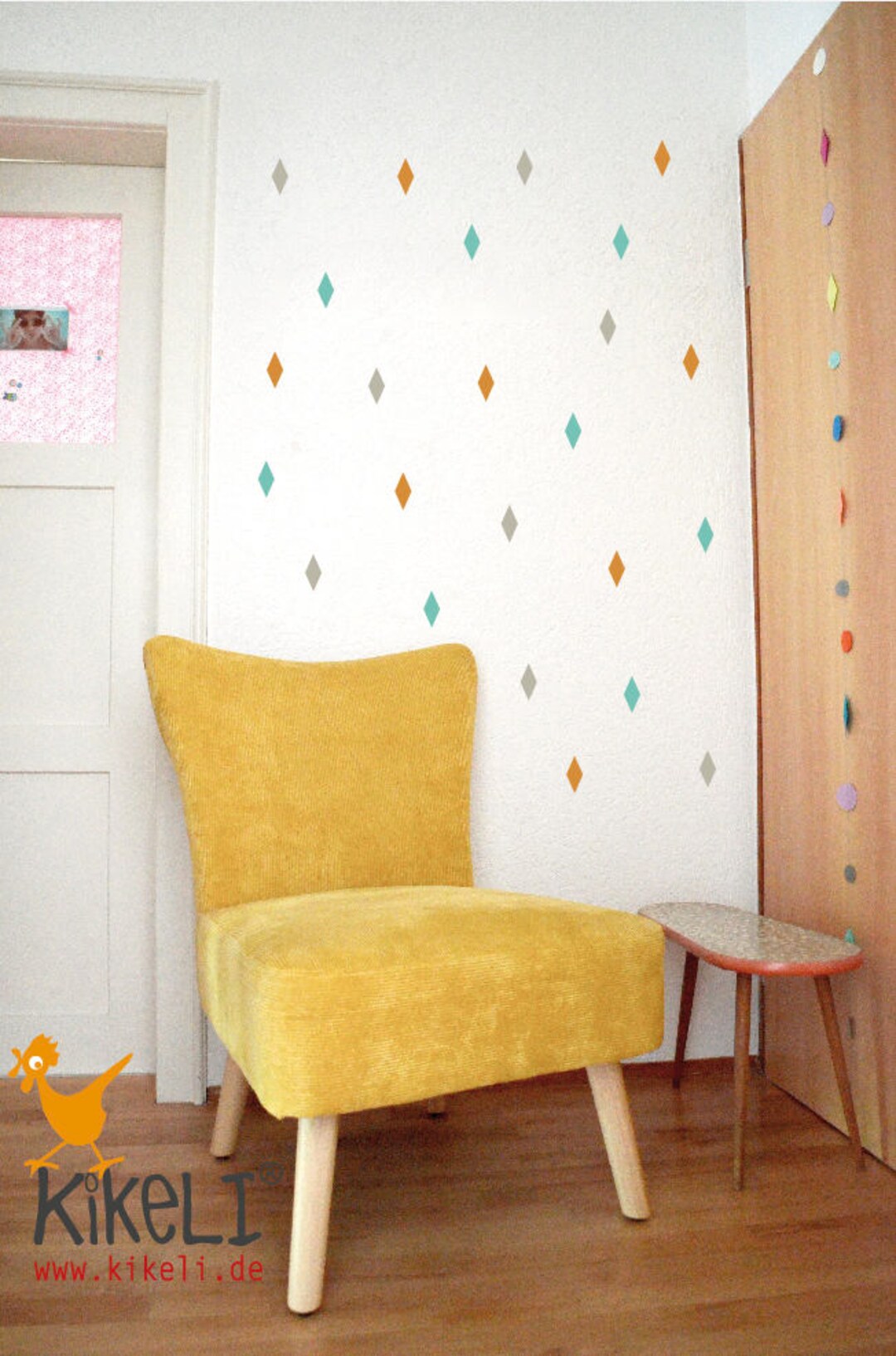 Wall Tattoo Diamond Tile Sticker Window Sticker - Etsy