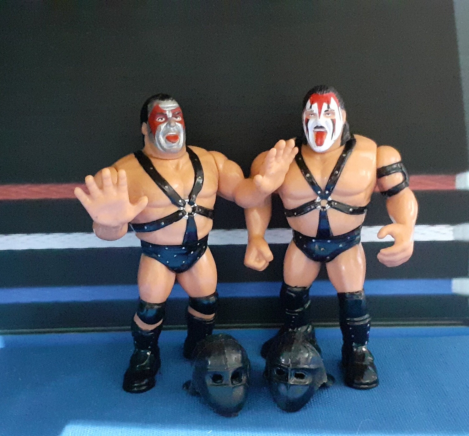 Hasbro WWF wrestling Demolition Ax and Smash 035 Repro | Etsy