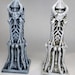 Painted Skull and Bones Pillar Dungeon Furniture / Hand Painted ...
