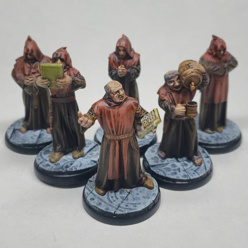 Dnd Monk Mini Figures - Etsy