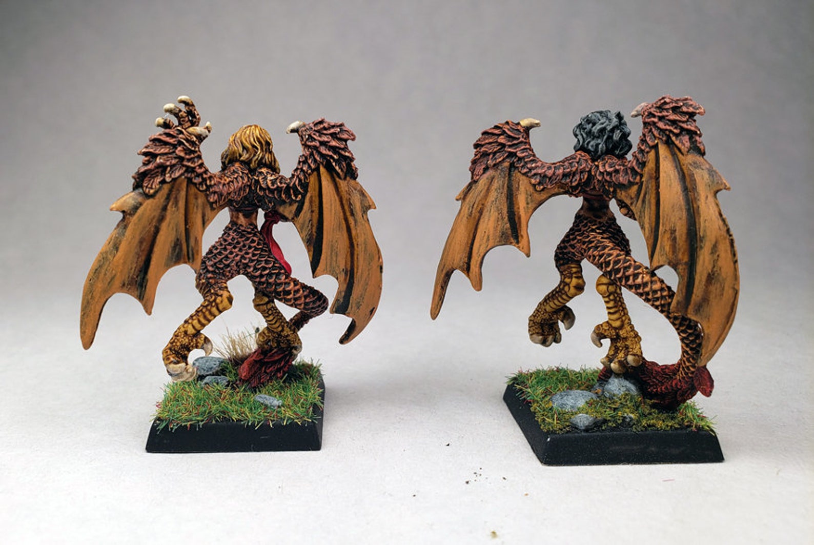 Harpy Painted Metal Reaper Miniature / Citadel Dnd Pathfinder | Etsy