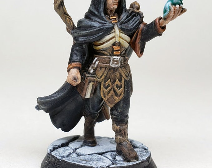 Painted Necromancer Undead Commander Mage / Painted Resin Miniature ...