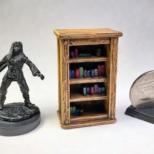 Painted Dungeon Tavern Furniture Library Shelves / Tiny Terrain ...