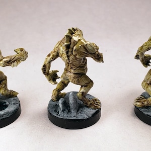 Kuo-toa, Deep Ones, Skum, Painted Miniatures 3d Resin / Pathfinder ...