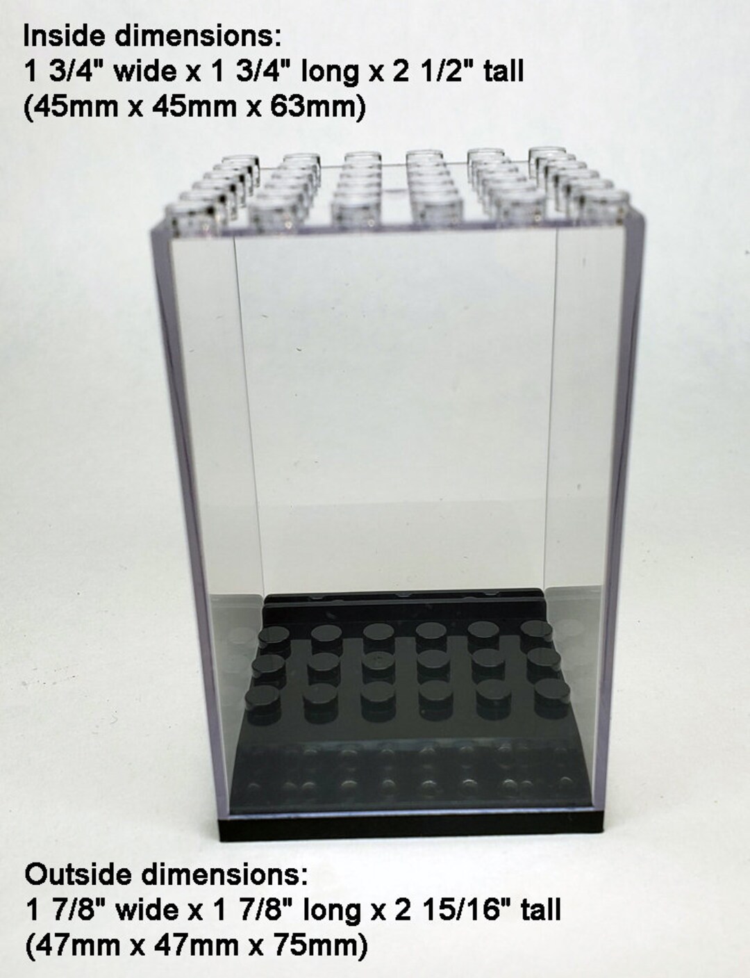 Stackable Miniatures Display Building Blocks Box Case / D&D Dnd ...