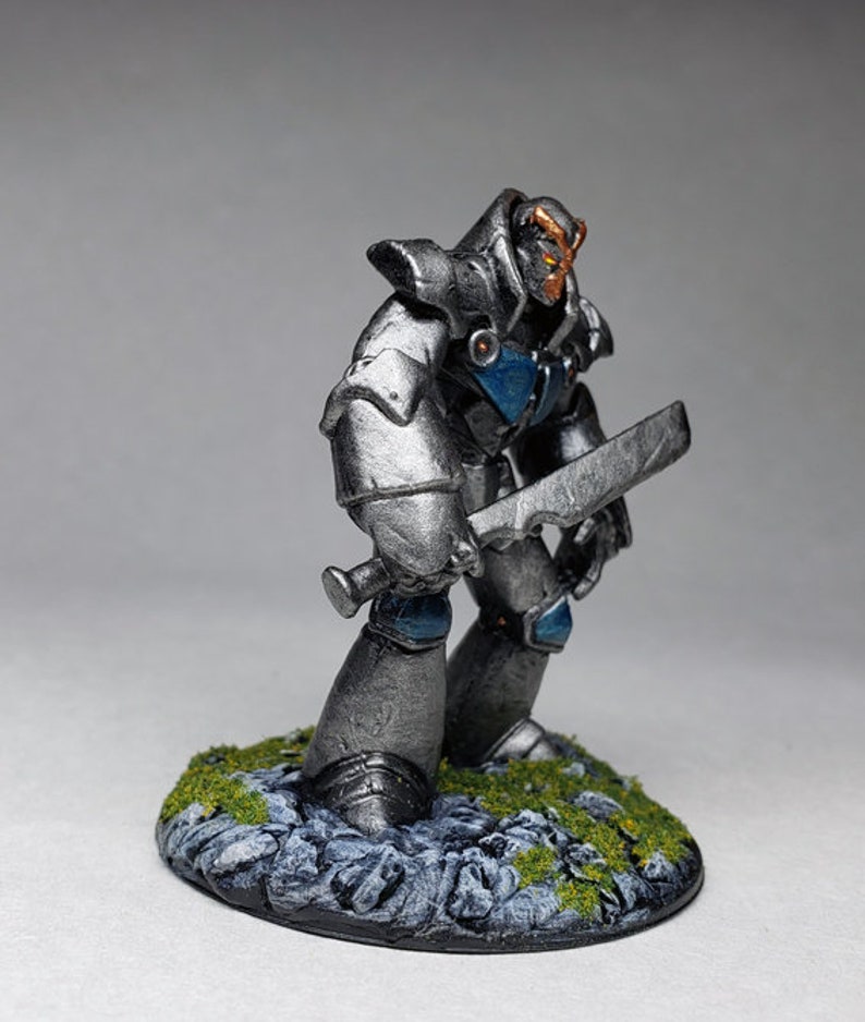 Painted Miniature Iron Golem / Dnd Pathfinder Frostgrave D&D - Etsy