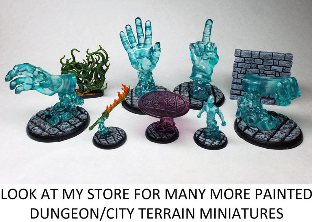 Painted Spell Effect Miniatures Bones 5 Kickstarter / Pathfinder ...