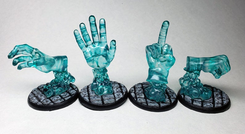 Painted Spell Effect Miniatures Bones 5 Kickstarter / Pathfinder ...