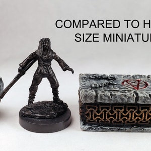 Sacrificial Altar and 2 Ornate Stone Blood Bowls / Painted Terrain ...