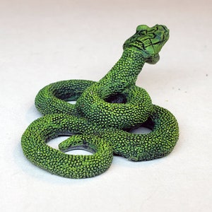 Painted Giant Constrictor Snake Miniature Reaper Metal / Pathfinder ...