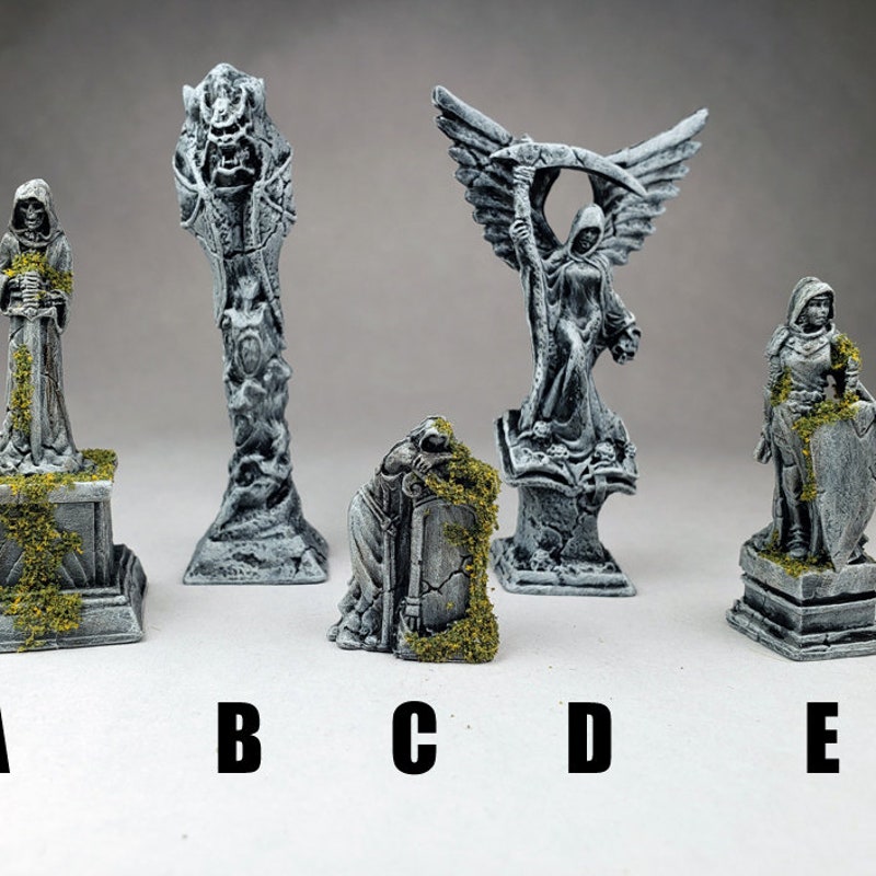 Painted Angel Statues - Etsy