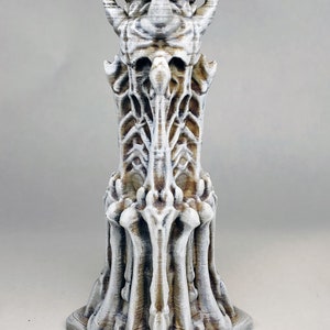 Painted Skull and Bones Pillar Dungeon Furniture / Hand Painted ...