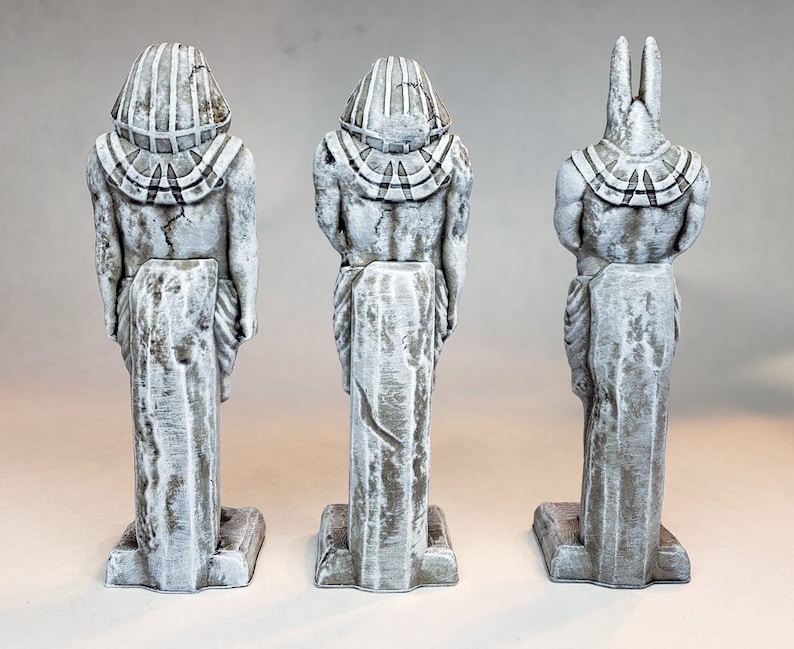 Egyptian Statue Obelisk Urn Painted Terrain Tombstones Angel Tomb Grave ...