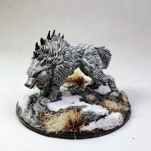 Nightmare Warg, Direwolf, Winter Wolf Painted Nolzur's Wizkids ...