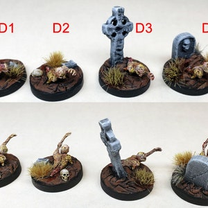 Painted Zombies and Undead Horde for D&D / Tabletop Monsters Terrain ...