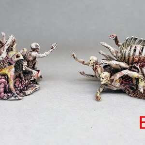 Painted Sentient Corpse Piles Zombie Swarm / Resin Printed - Etsy