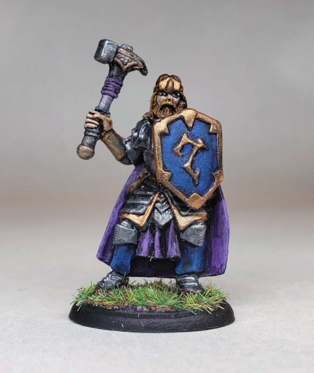 Painted Paladin Warrior Fighter Champion / Plastic Reaper Miniature ...