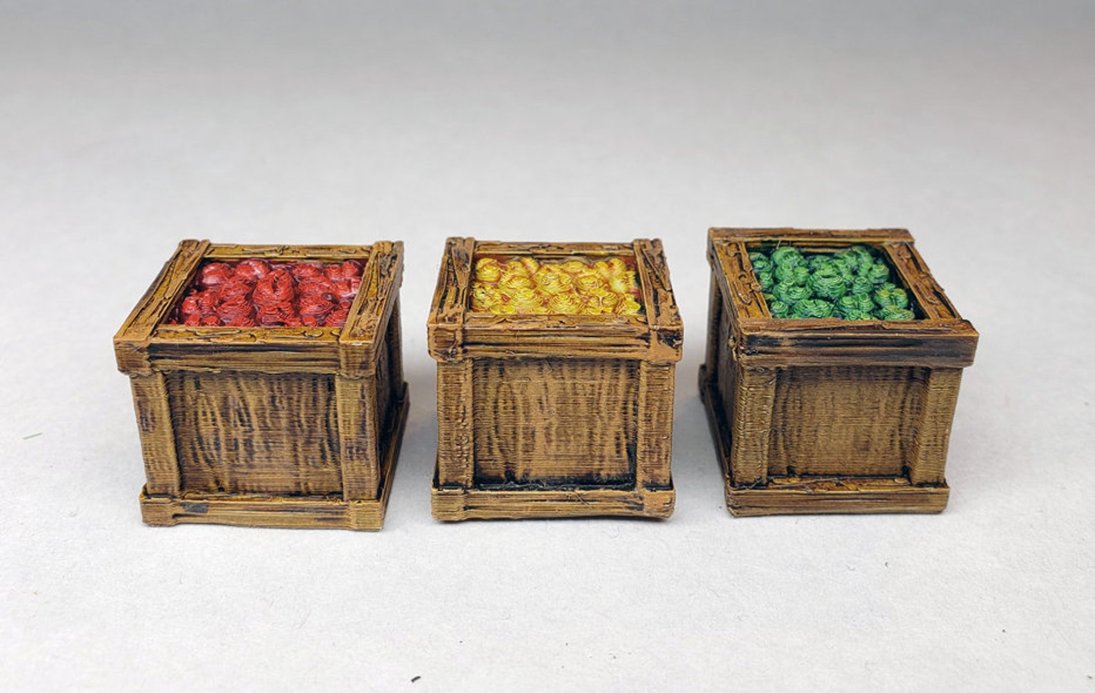 Painted Merchant Fruit Stand and Cart / Dungeon Furniture | Etsy