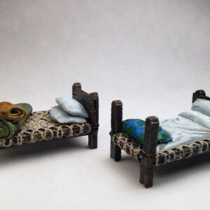 Painted Bed Table Stool Chest Furniture (prison, Barracks, Dungeon ...