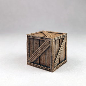 Dungeon Furniture Crates and Pallet Storage Boxes Chest / Painted 3d ...