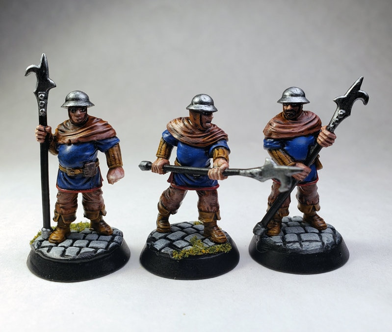 Custom D&D City Guards With Halberds Pick Their Uniform - Etsy